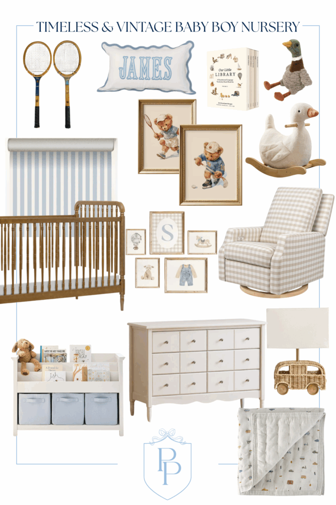 Designing Our Timeless Baby Boy Nursery